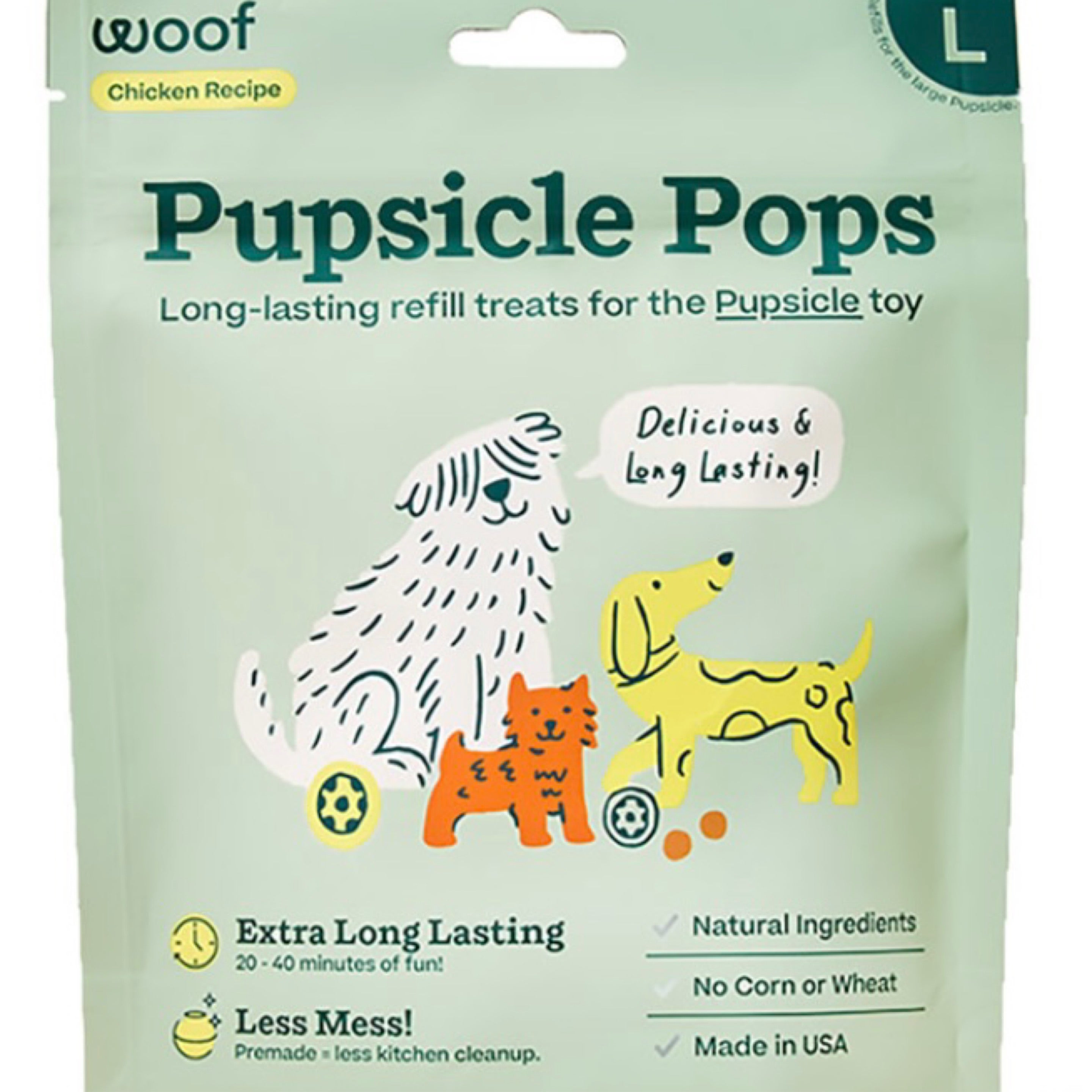 Woof Pupsicle Pops Orig. LARGE | Hometown Hound